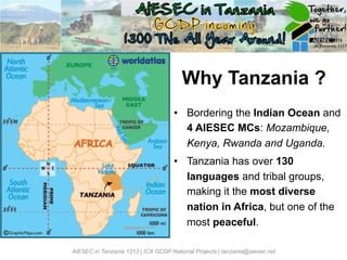 Tanzania iGCDP national projects ppt | PDF