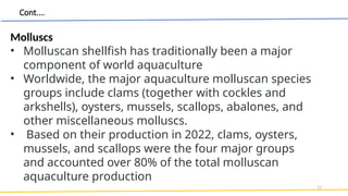 Tanzania & World shellfish production (mollusks and crustaceans).pptx