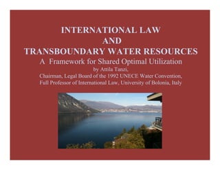 International environmental law about transboundary harm river | PPT