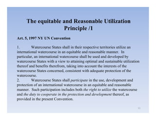 International environmental law about transboundary harm river | PPT