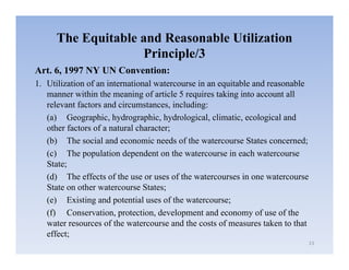 International environmental law about transboundary harm river | PPT