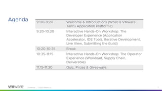 Tanzu Developer Connect Workshop - English | PPT