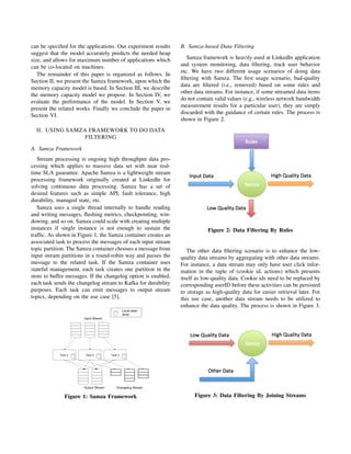 A memory capacity model for high performing data-filtering applications ...