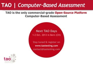 Tao one slidepresentation | PPT