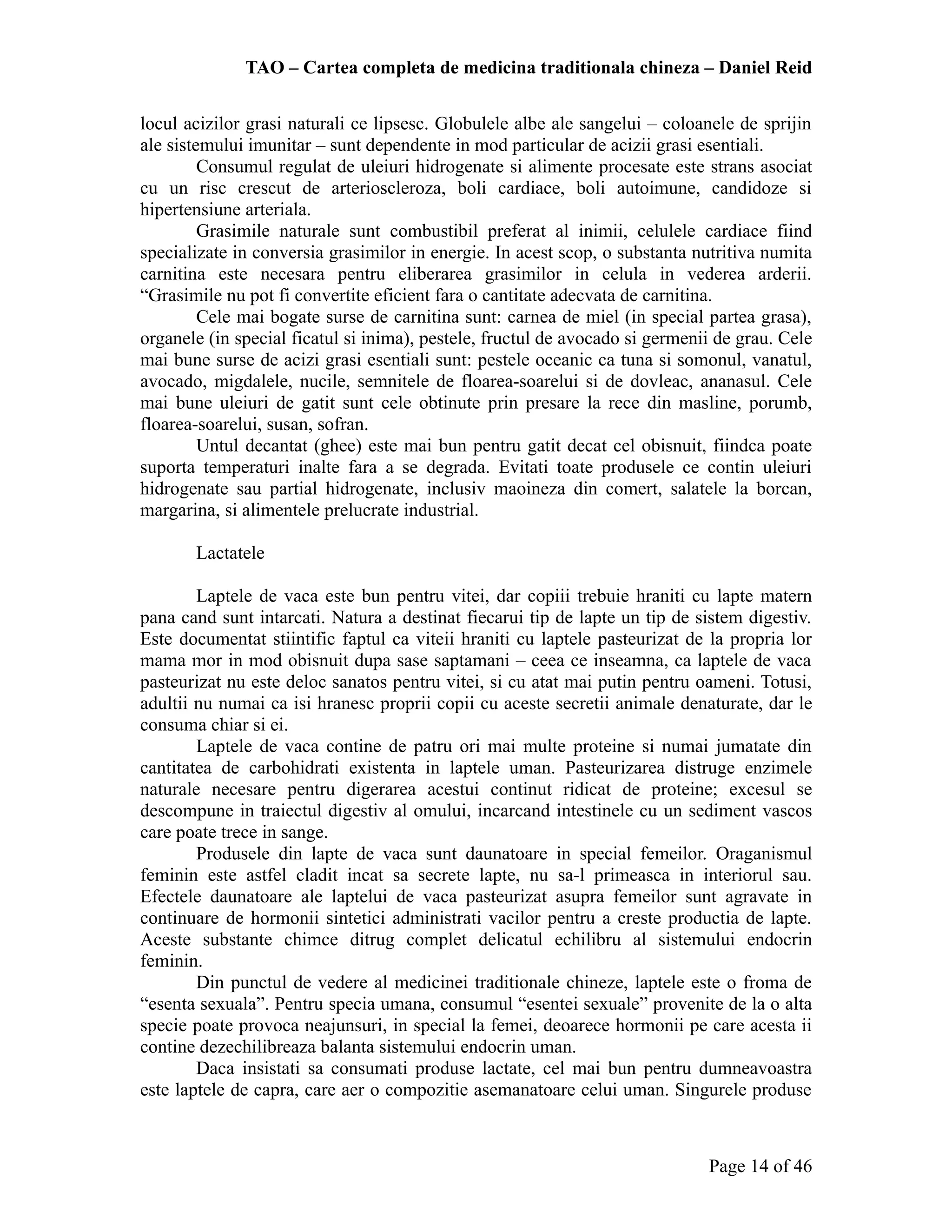Tao carte completa de medicina traditional a chineza daniel reid | PDF