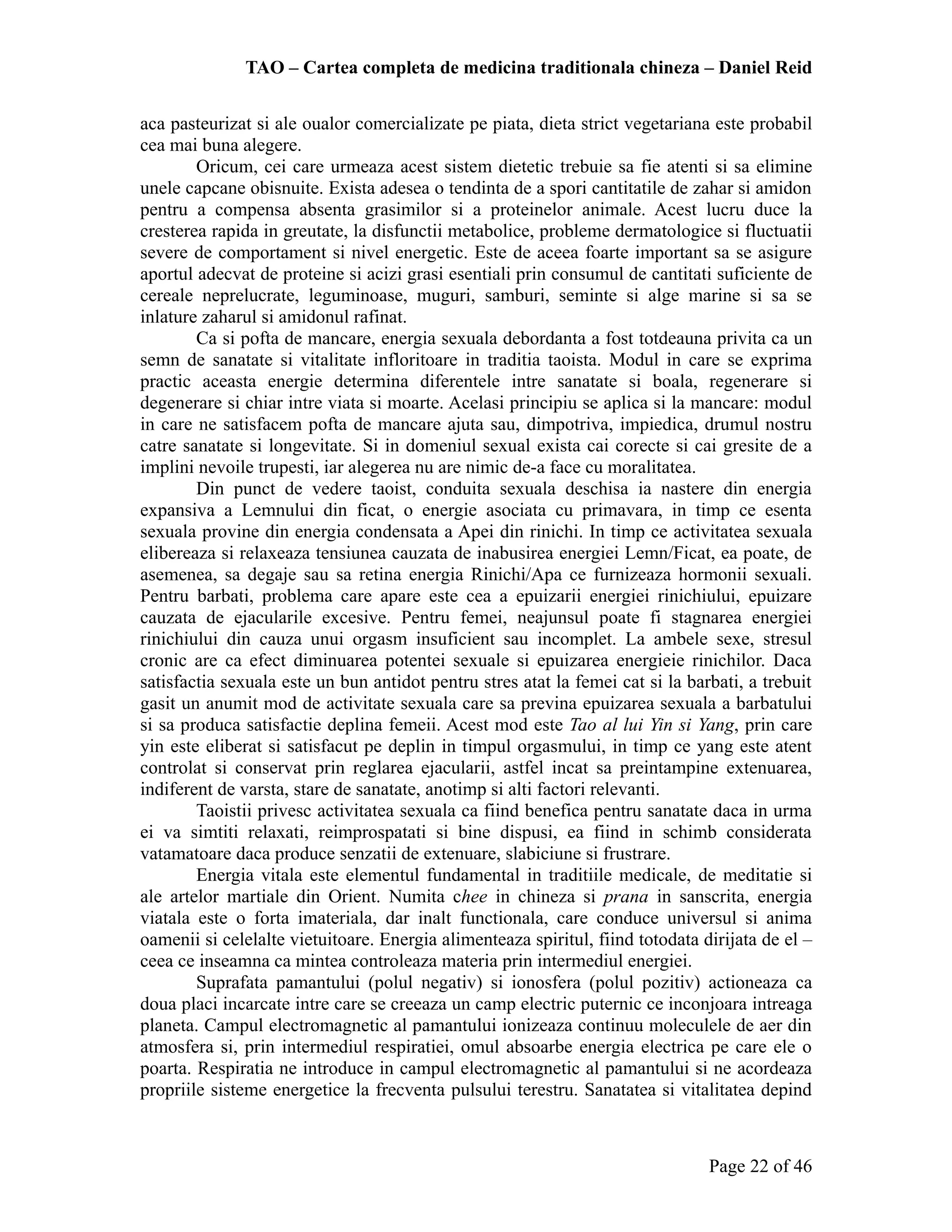 Tao carte completa de medicina traditional a chineza daniel reid | PDF