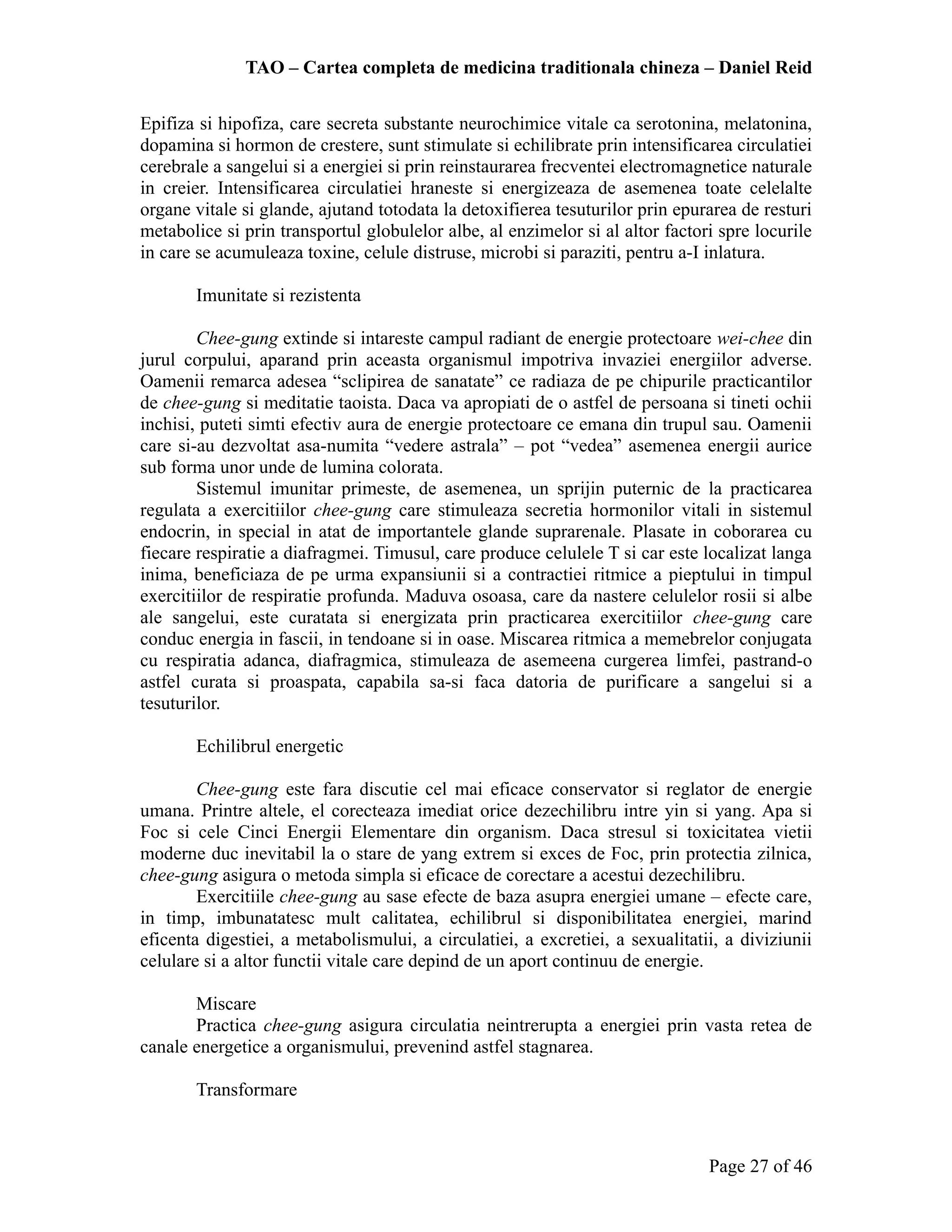 Tao carte completa de medicina traditional a chineza daniel reid | PDF