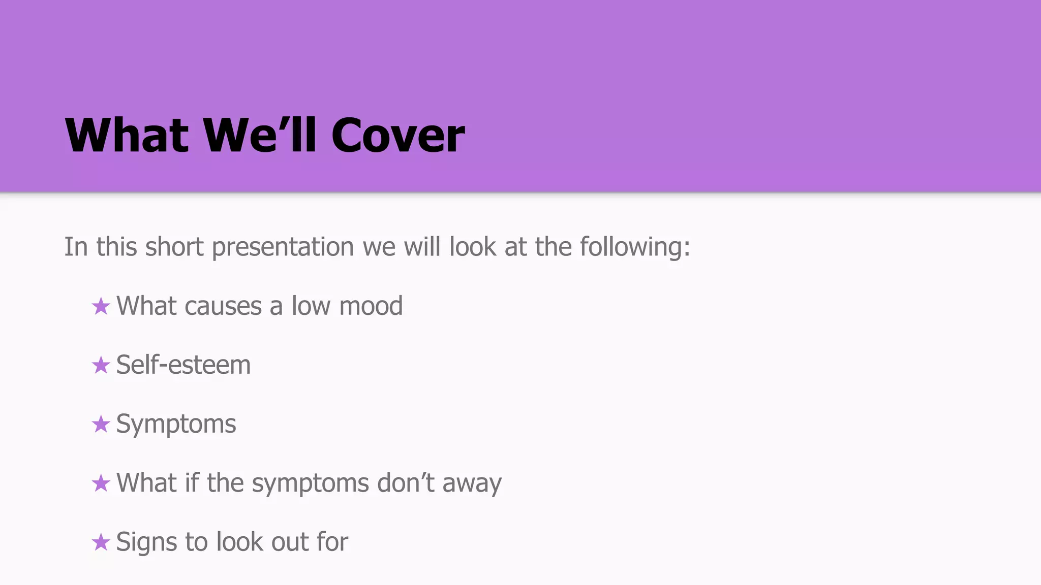 My Health 2 Feeling low and self esteem. | PPTX