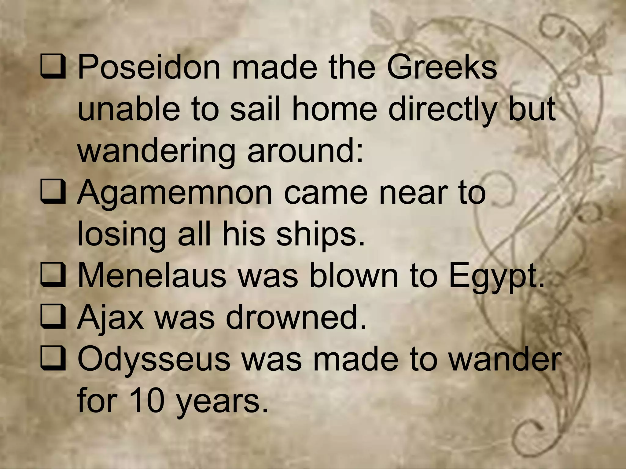 The Adventure of Odysseus | PPTX