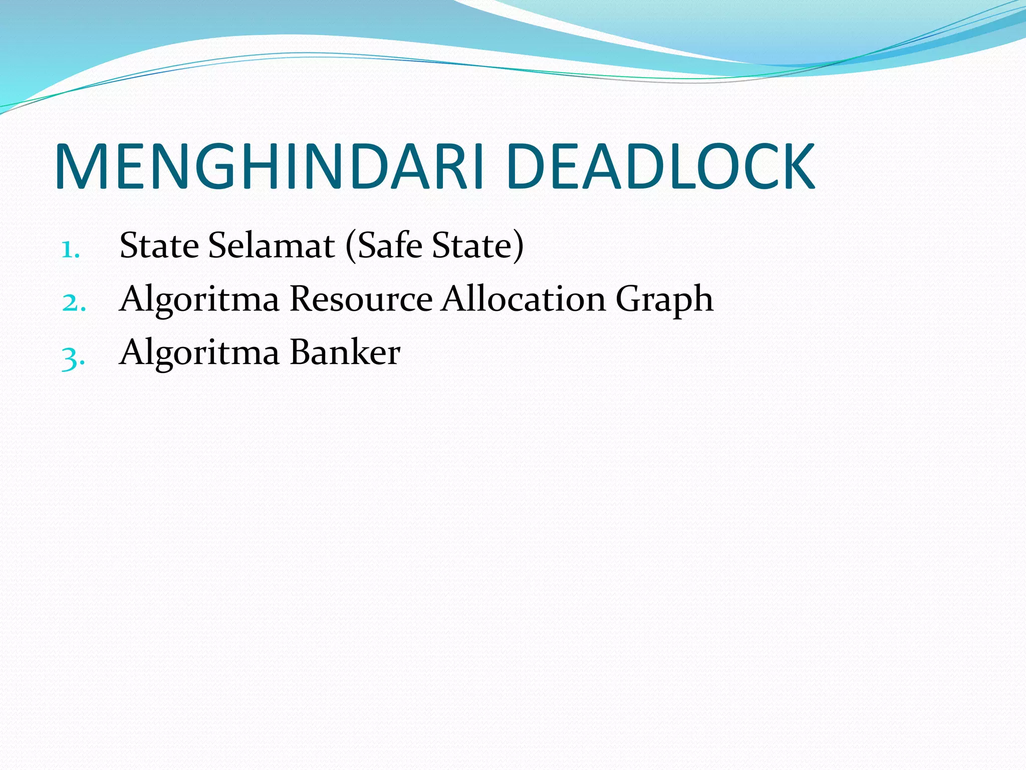 Taofik Hidayat Ilham - Deadlock | PPT