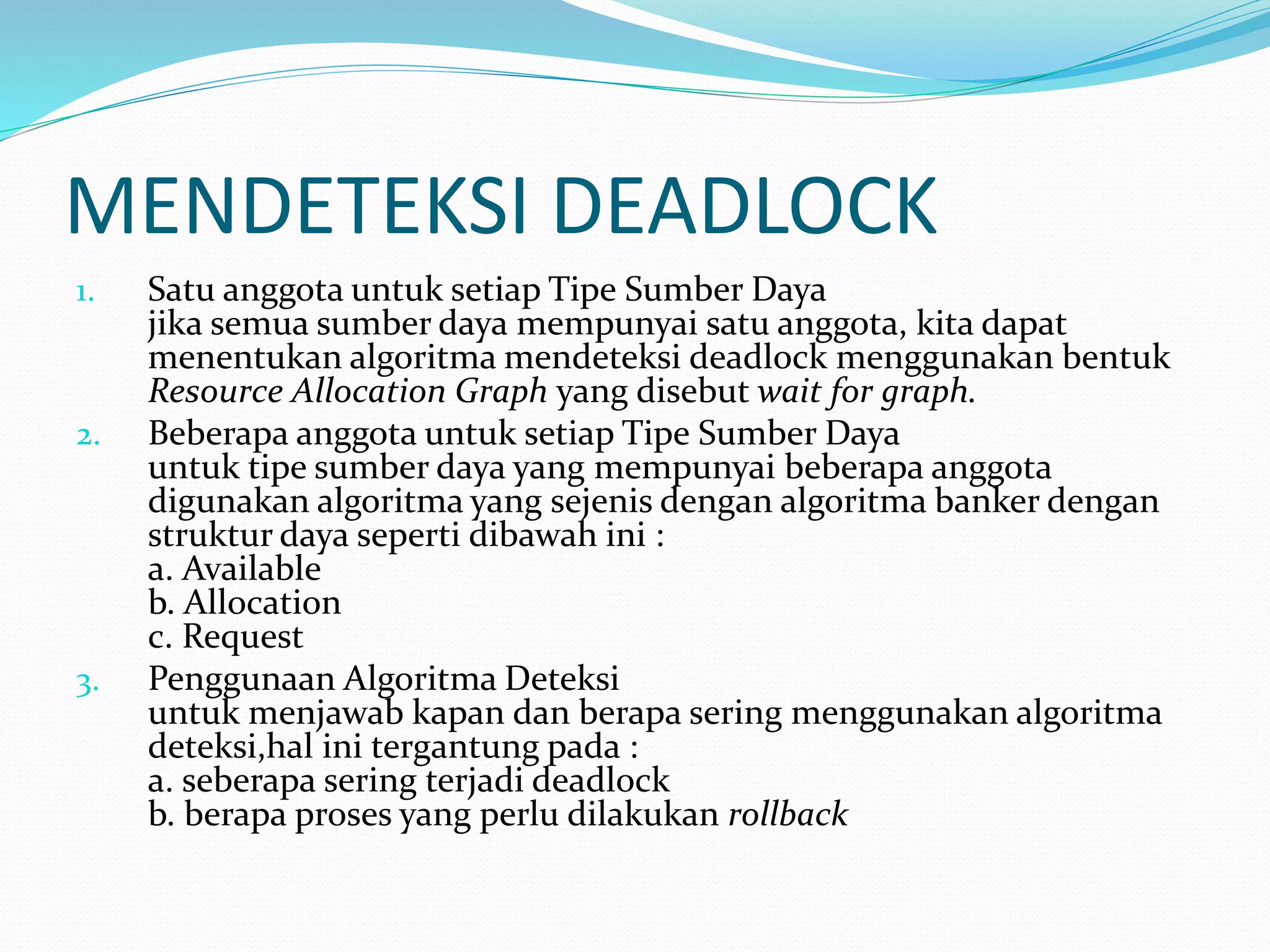 Taofik Hidayat Ilham - Deadlock | PPT