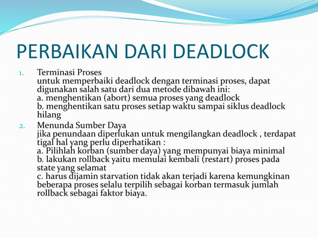 Taofik Hidayat Ilham - Deadlock | PPT