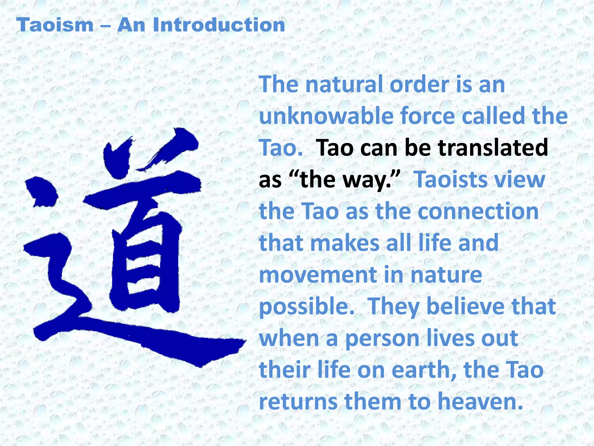 Taoism | PPTX