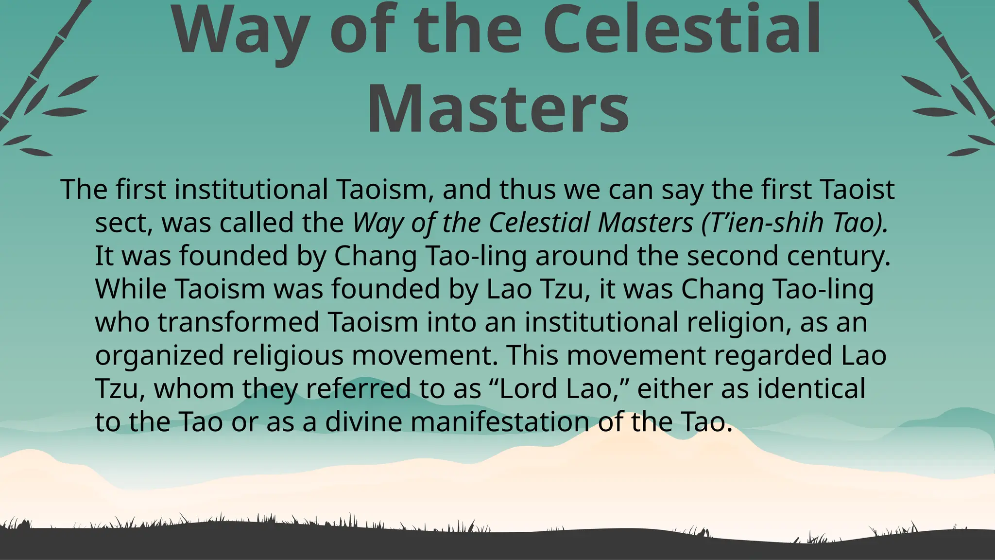 Taoism, Introduction to World Religion.pptx