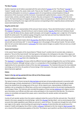 Chinese Ancient Philosophy Which is the Taoism | DOCX
