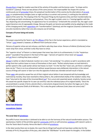 Chinese Ancient Philosophy Which is the Taoism | DOCX