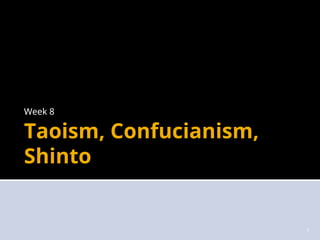taoism confucianism shinto east asian religions | PPT