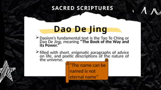 Introduction to world religion Taoism or Daoism | PPT