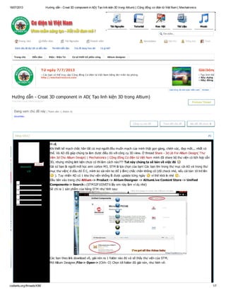 Tao linh kien trong altium | PDF