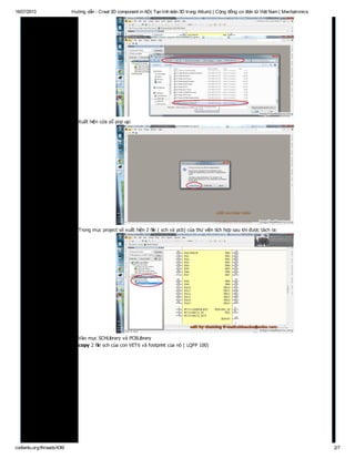 Tao linh kien trong altium | PDF