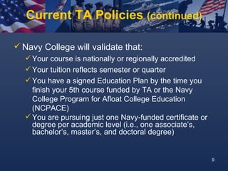 Ta online training-april_2009 | PPT