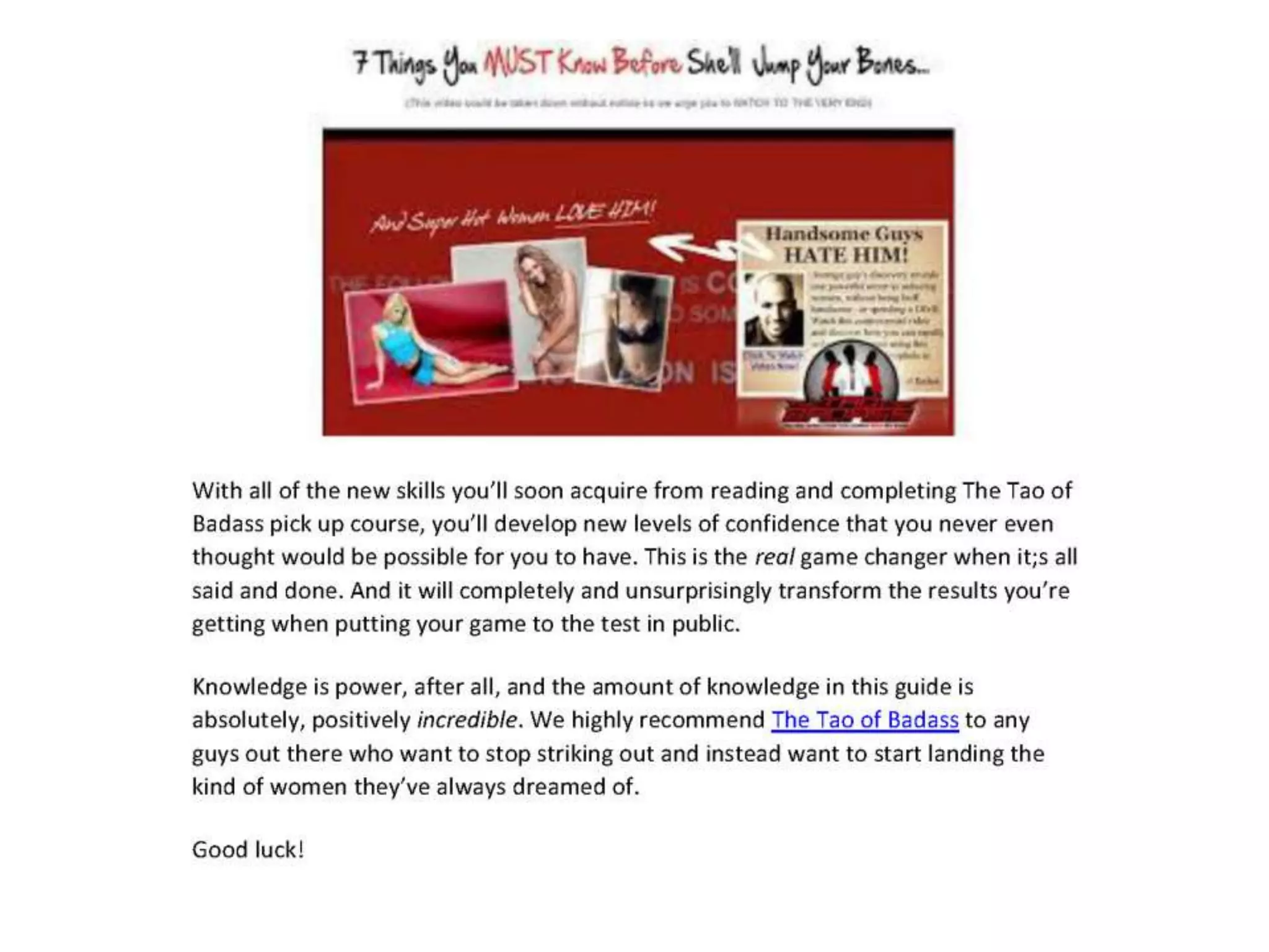 Tao Of Badass Flowchart | PPTX