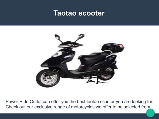 Taotao scooter | PPT