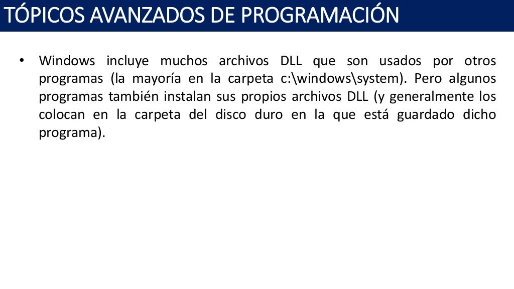 Tópicos Avanzados de Programación - Unidad 2 componentes y librerias Tópicos Avanzados de Programación - Unidad 2 componentes y librerias