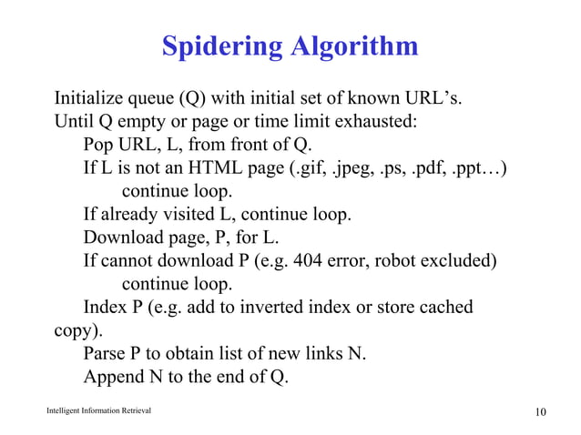 Information retrieval | PPT