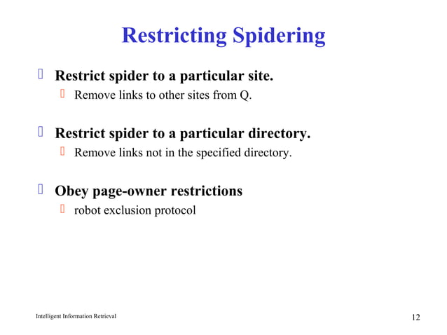 Information retrieval | PPT