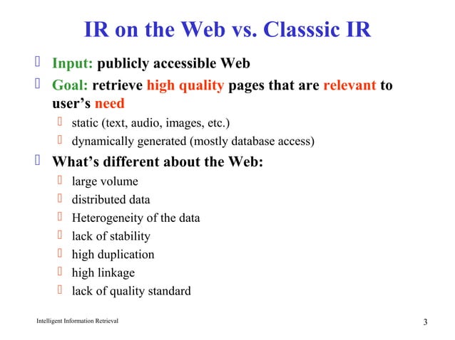 Information retrieval | PPT