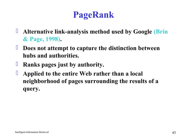 Information retrieval | PPT