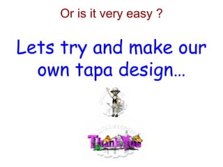 Tapa designs | PPT