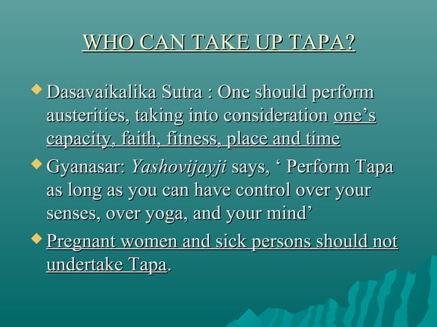 The Science of TAPA (Austerities) – Its True Essence & Significance ...