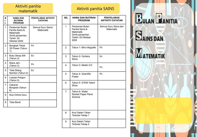 tapak BROSUR Bulan PANITIA Sains.ppt
