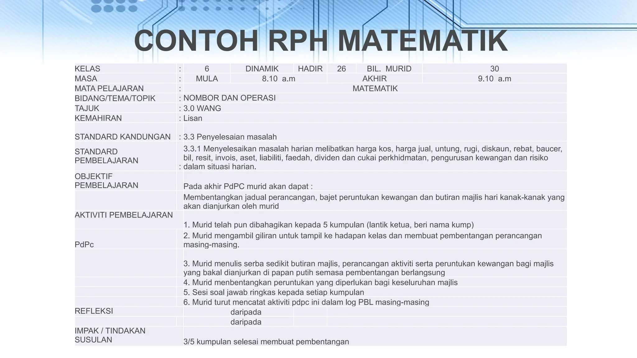 TAPAK PELAPORAN PBL KMR ( STEAM ) SKSE.pptx