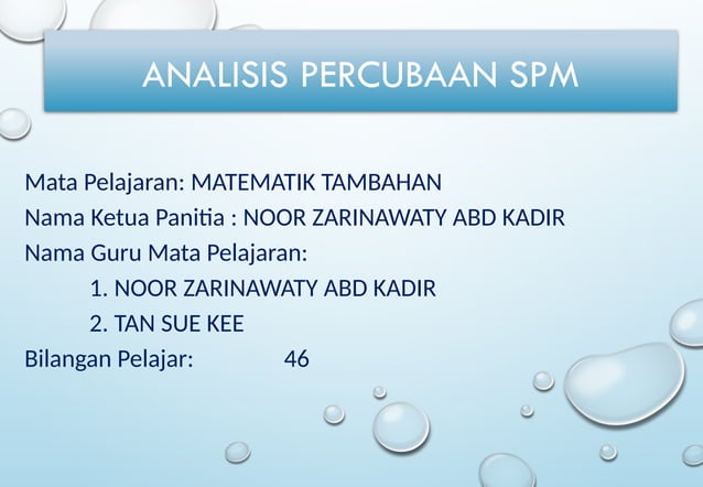 analisis percubaan spm 2022 matematik tambahan | PPTX