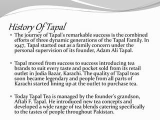 Tapal ice tea | PPTX | Business | Business and Finance