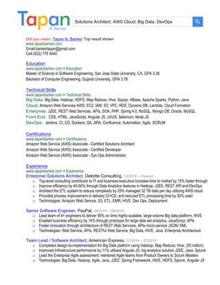 tapanbanker.com-Tapan-N-Banker-Resume | PDF