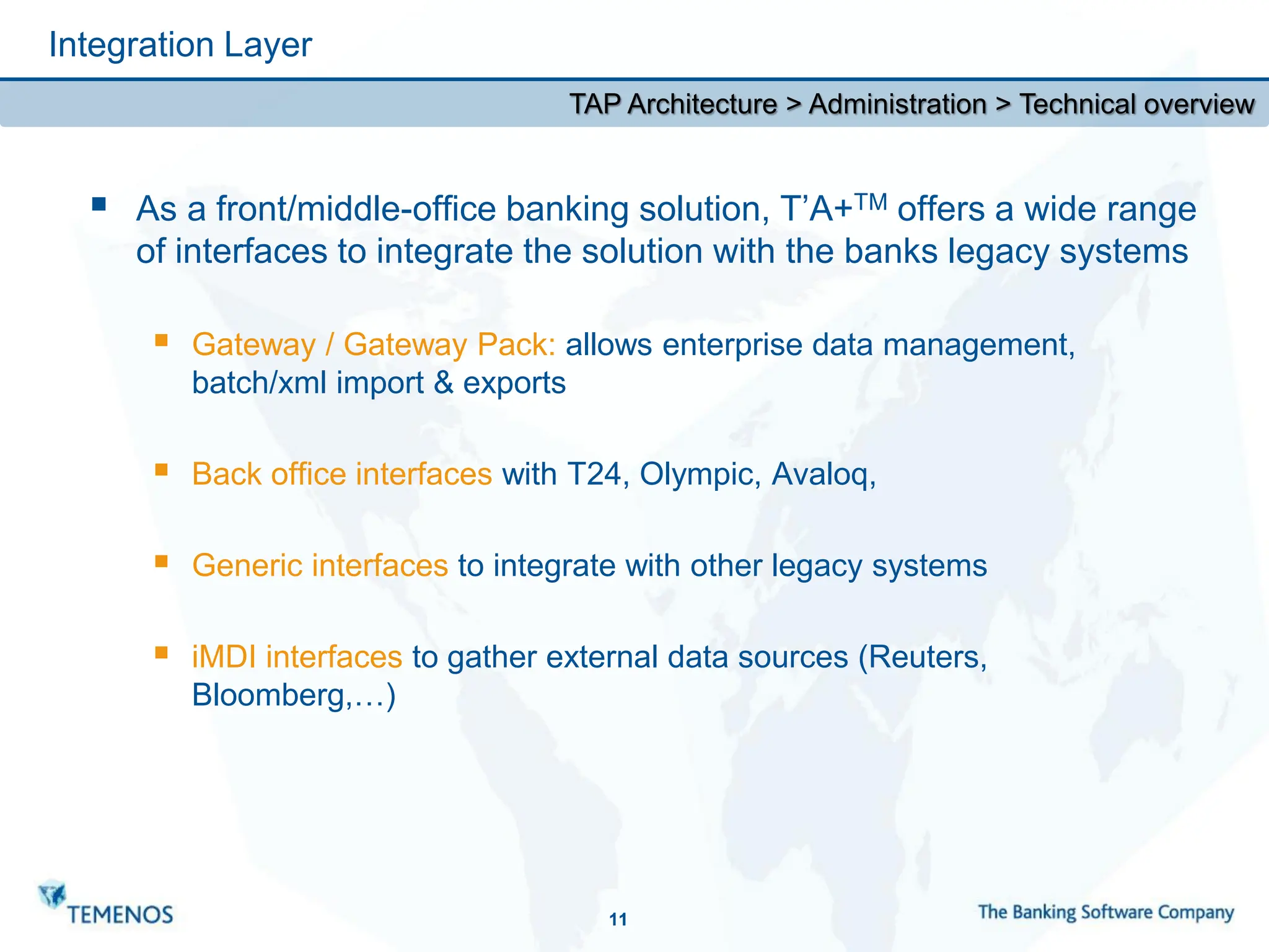 TAP Temenos Transact Architecture in detail | PDF