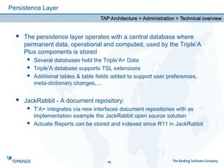 TAP Temenos Transact Architecture in detail | PDF