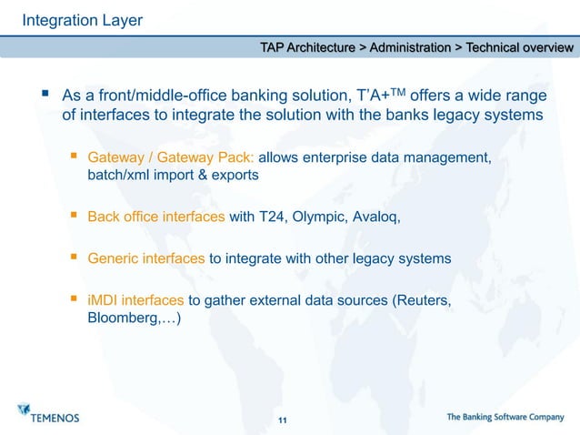 Tap Temenos Transact Architecture In Detail Pdf Databases