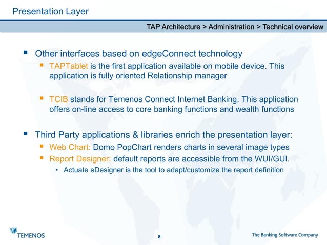 Tap Temenos Transact Architecture In Detail Pdf Databases