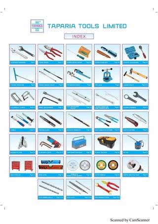 Taparia Hand tool suppliers- Valisons & Co. | PDF