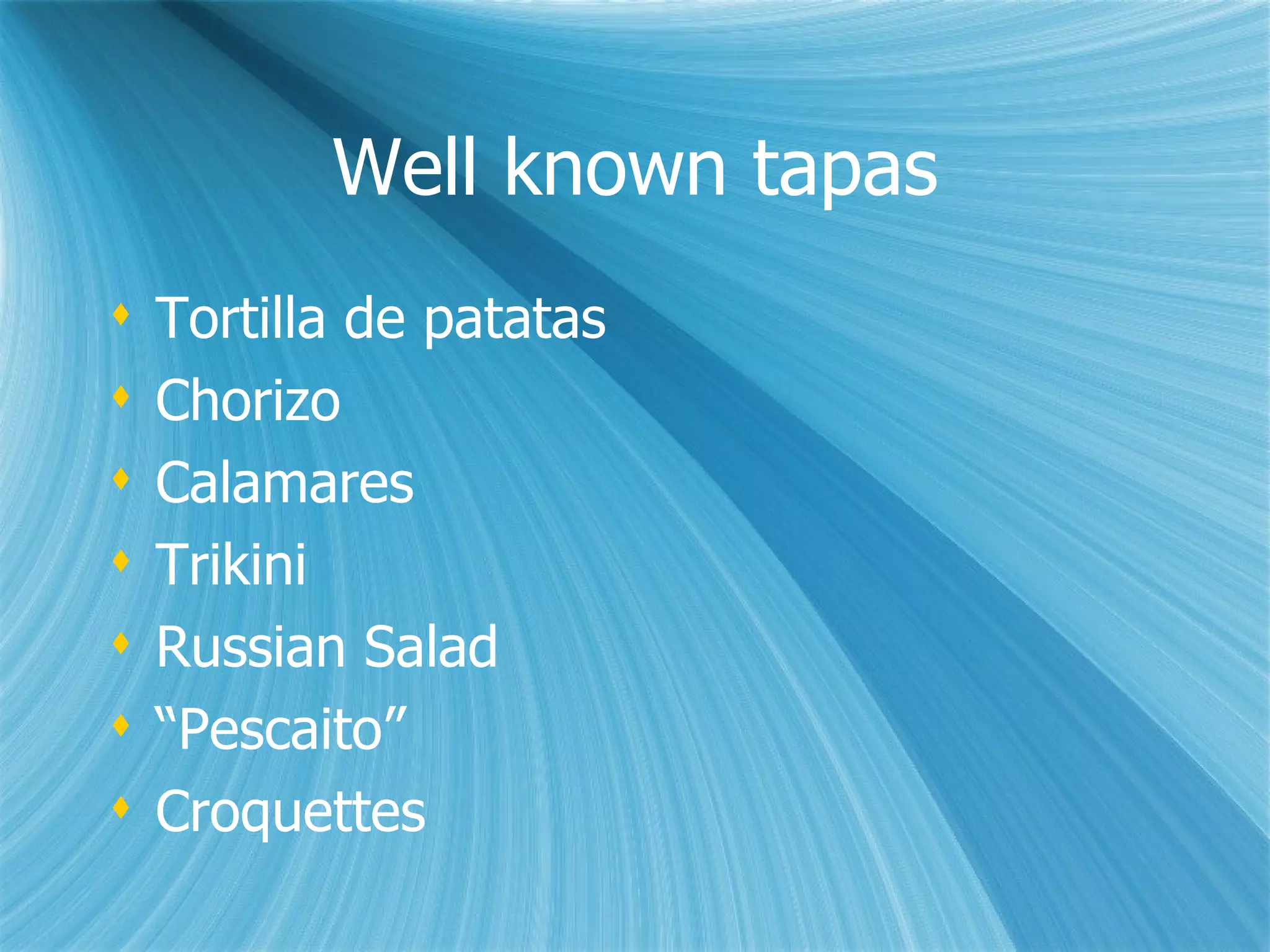 Tapas. Real Spanish Art | PPT