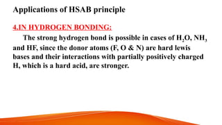 Hard and Soft Acid Bases presentation chemistry | PPTX