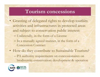 Tourism Concessions and the CBD Aichi Targets | PDF | Environmental ...