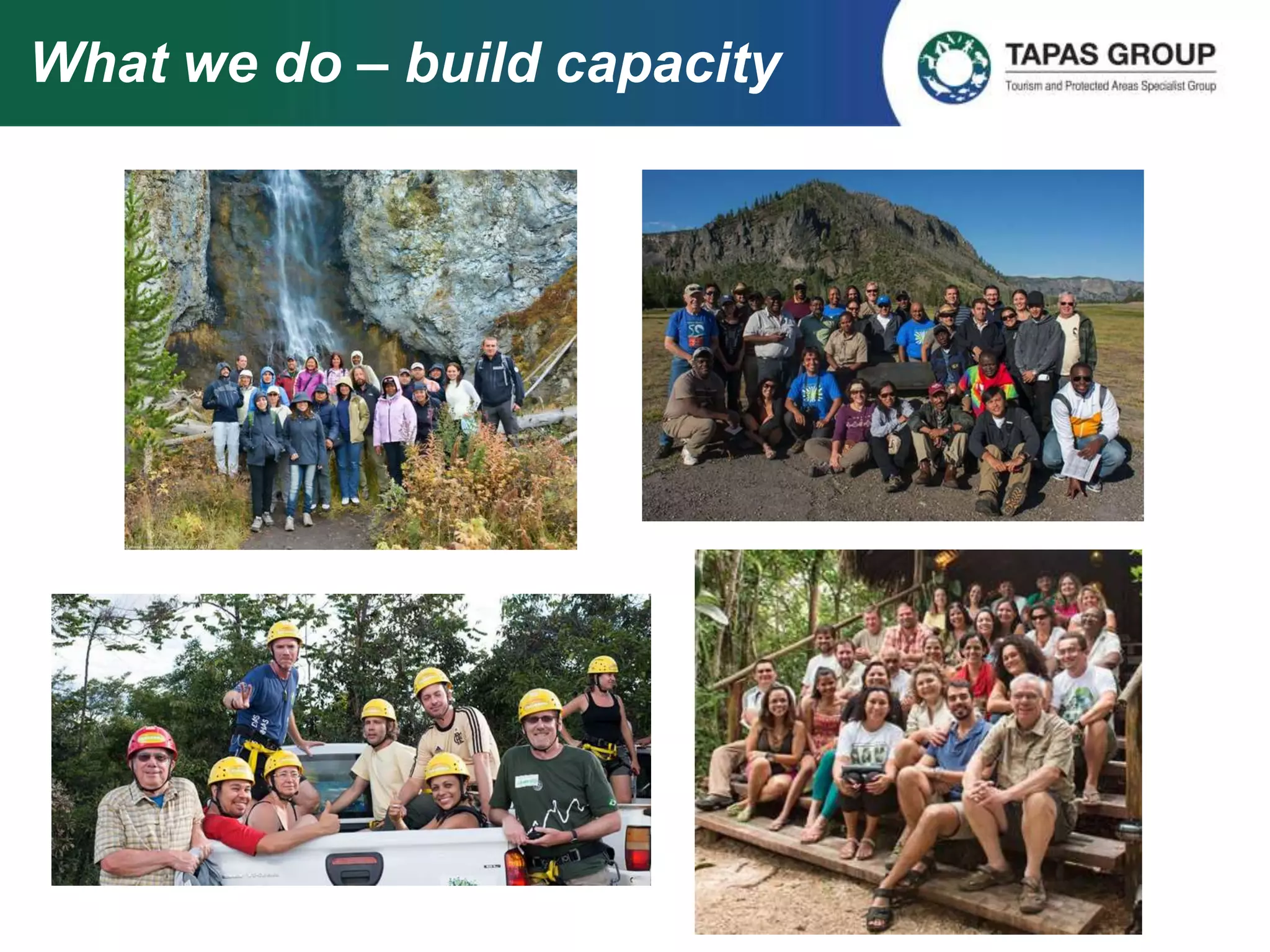 TAPAS Group overview, Anna Spenceley | PPT