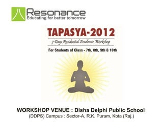 Tapasya presentation | PPT