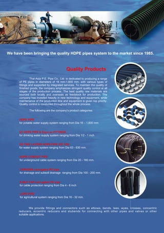 Tap company profile english | PDF